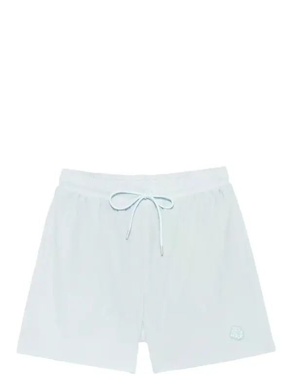 FLANEUR Logo Swim Shorts - Blue