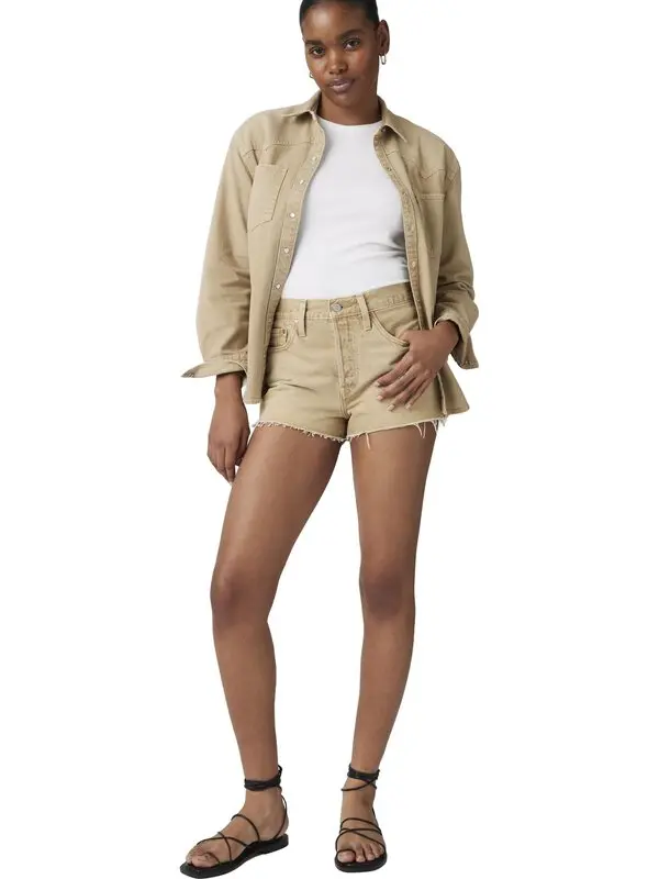 LEVI'S 501 Original High Rise Shorts - Scraped Travertine