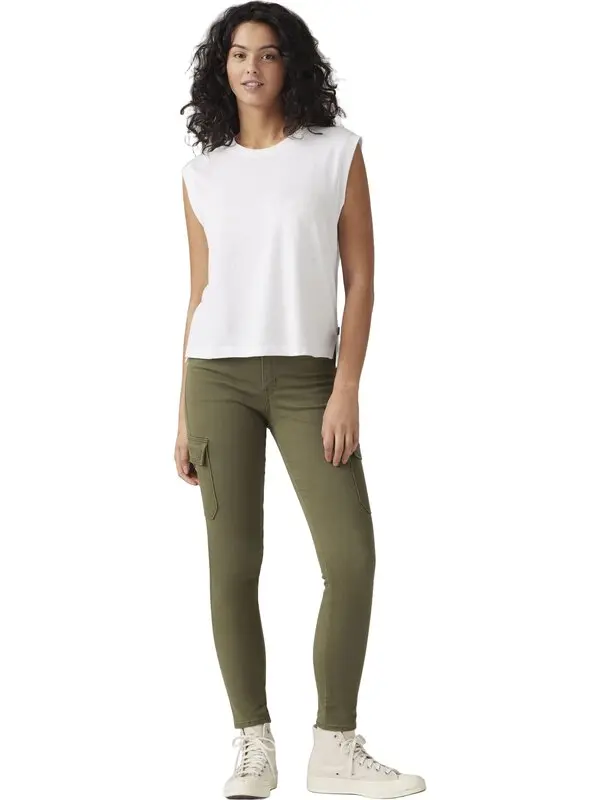 LEVI'S 721 High-rise Skinny Cargo Jeans - Ivy Green