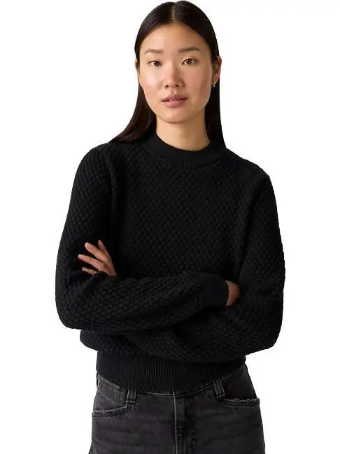 LEVI'S Snowflake Crewneck Pullover Sweater - Anthracite Night