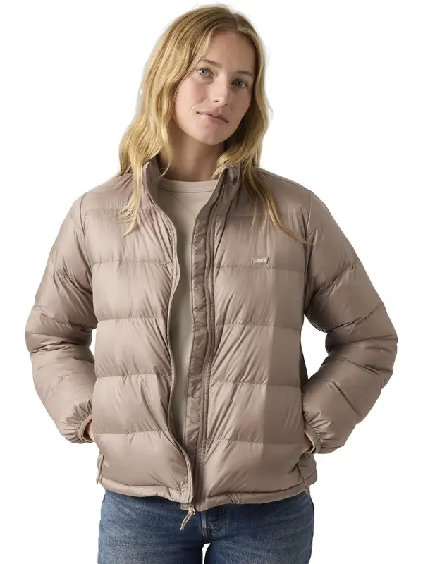 LEVI'S Down Packable Jacket - Taupe Gray
