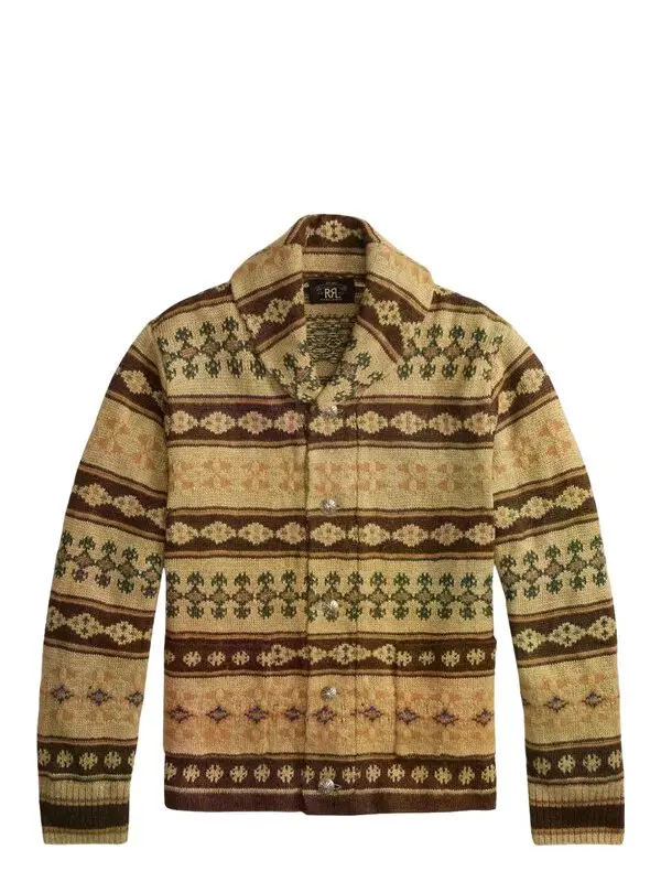 Ralph Lauren Patterned Shawl-collar Cardigan - Neutrals