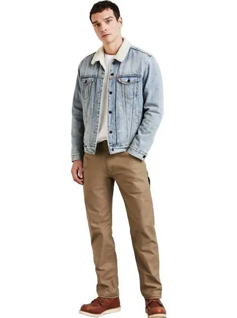 LEVI'S 505 Regular Fit Workwear Utility Pants - Ermine Canvas