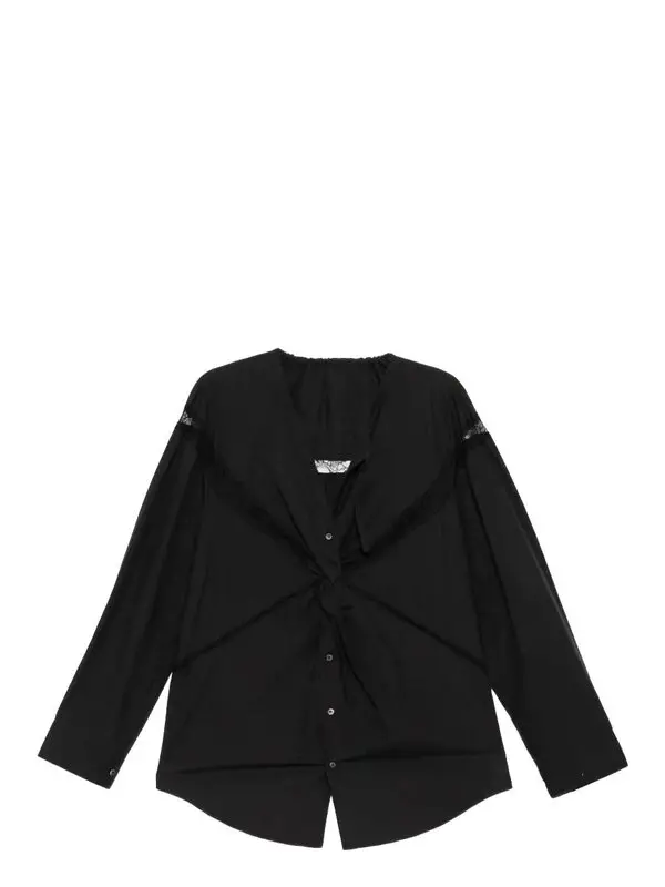 JNBY Draped Blouse - Black