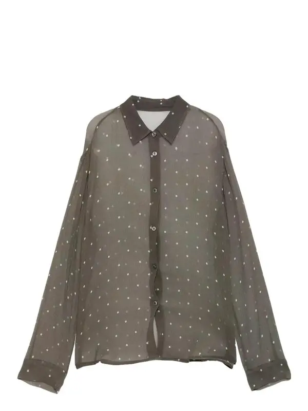 JNBY Polka-dot Shirt - Green