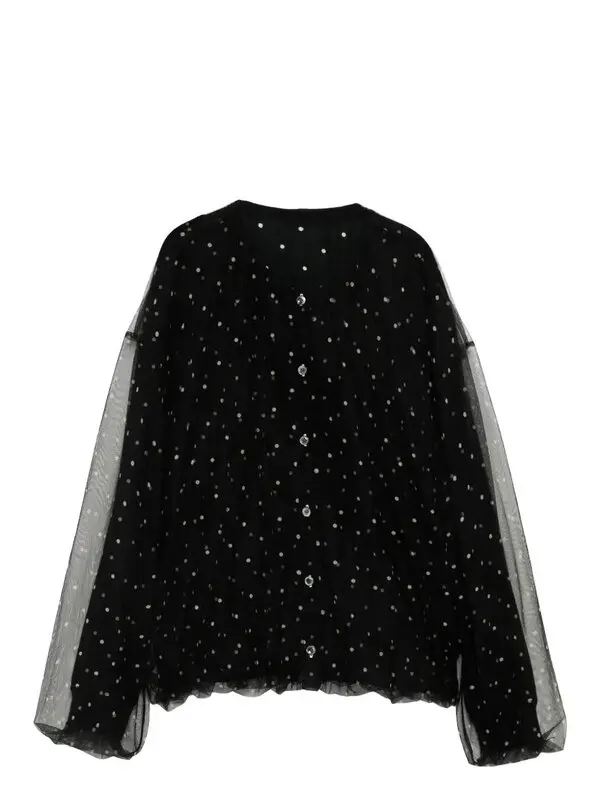 JNBY Polka-dot Cardigan - Black