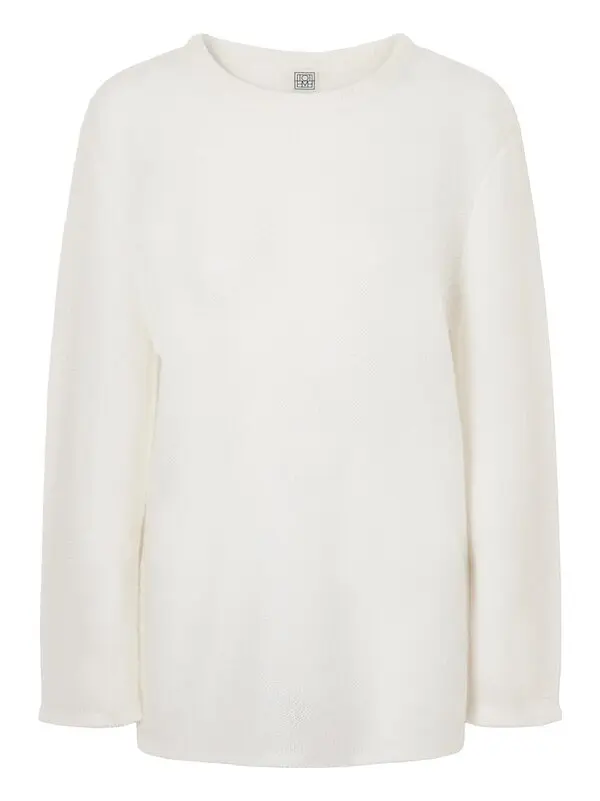 TOTEME Mohair-blend Sweater - Off-white