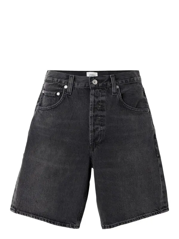 Citizens Of Humanity Ayla Denim Shorts - Black