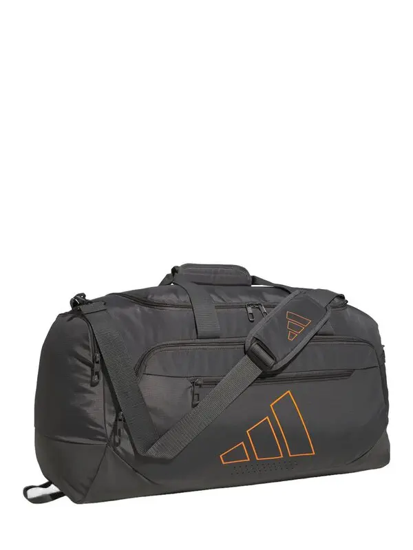 Adidas Defender 5 Medium Duffel Bag - Grey / Pure Orange