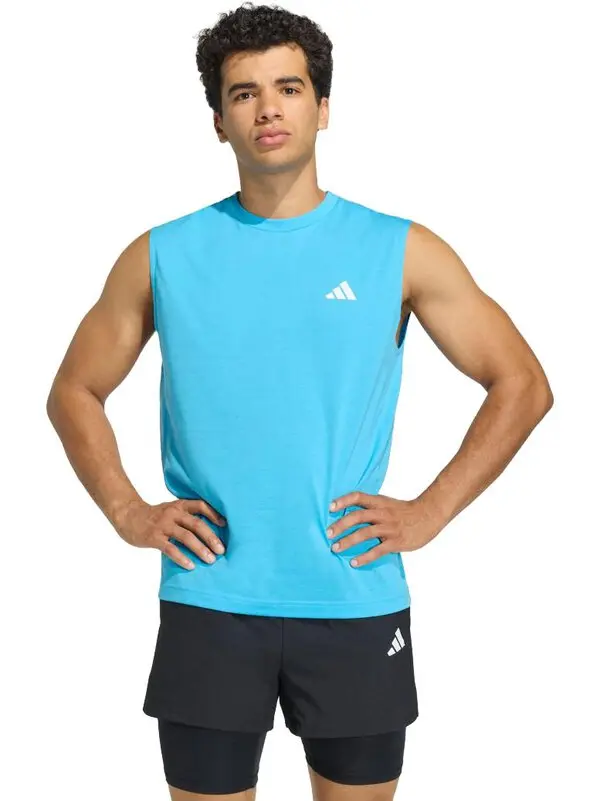 Adidas Workout Essentials Feelready Sleeveless T-shirt - Lucid Aquamarine