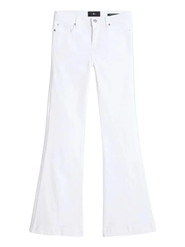 7 For All Mankind Dojo Tailorless Jeans - White