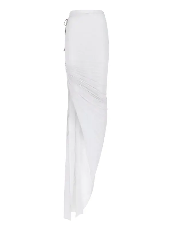 Rick Owens Draped Maxi Skirt - Gray