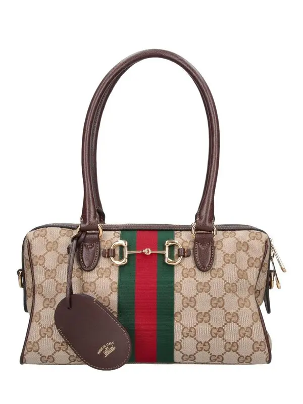 Gucci Gg Fabric Shoulder Bag - Beige