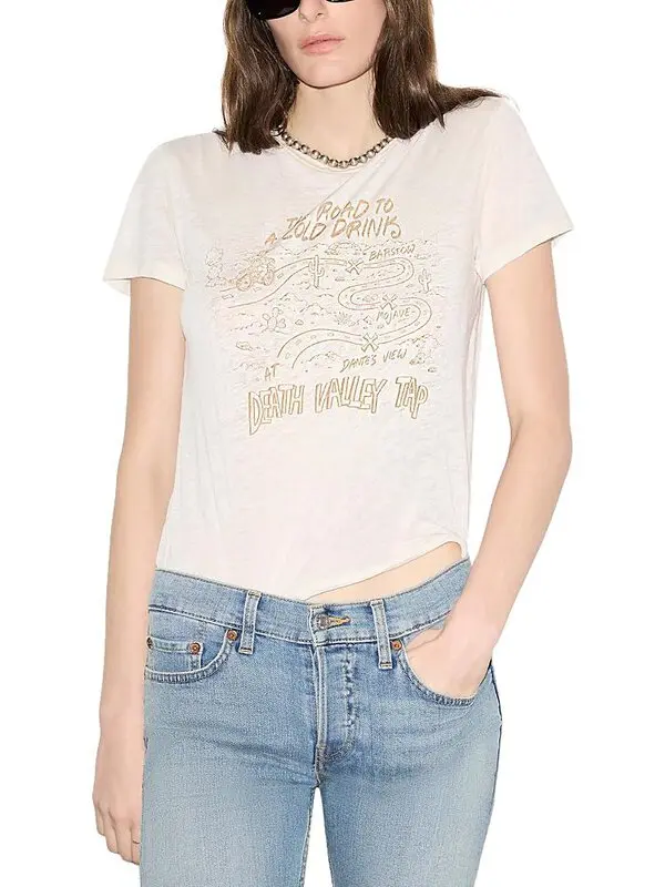 RE/DONE Classic Death Valley Tee - Vintage White