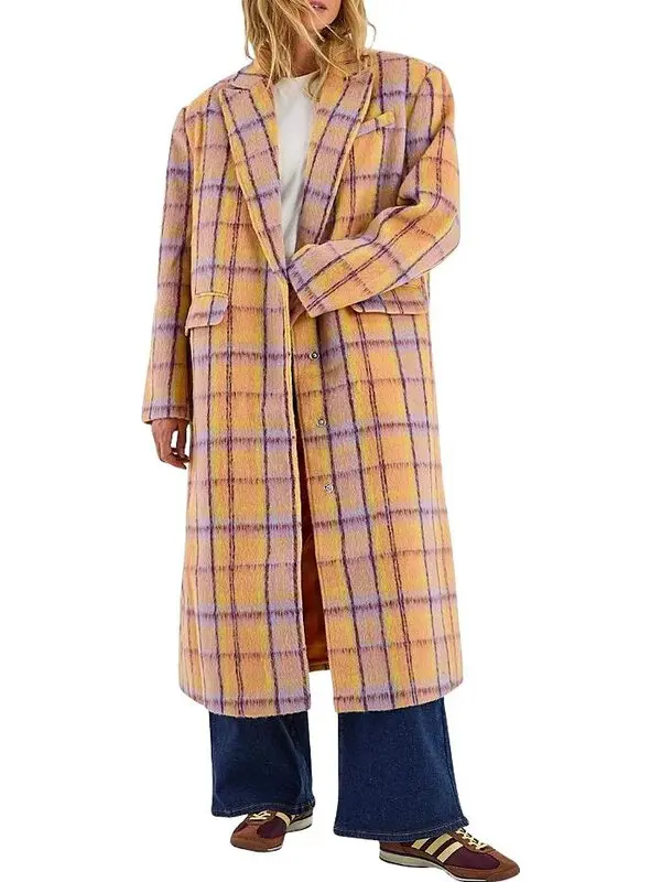 Nasty Gal Single-breasted Tailored Coat - Multi