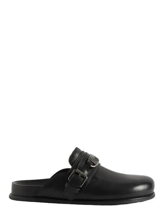 Zadig&Voltaire Angie Leather Mules - Black