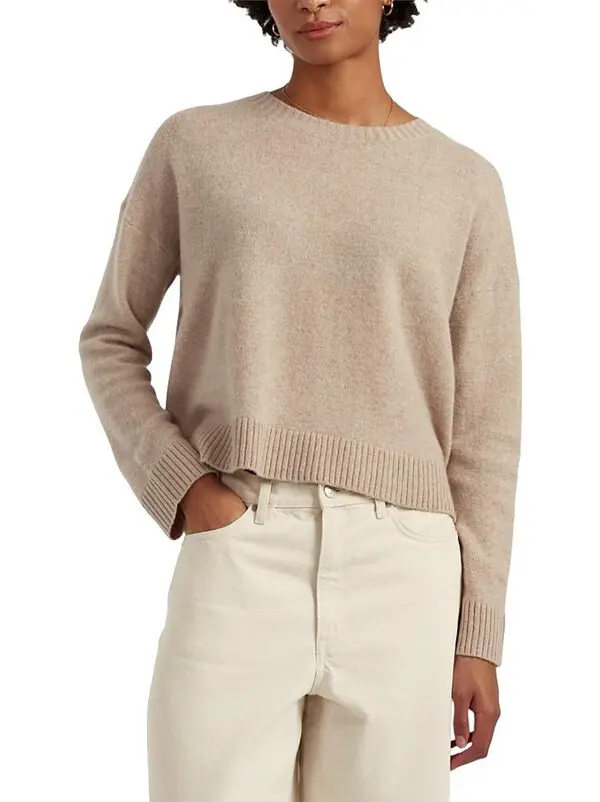 Chinti & Parker Wool Cashmere Relaxed Sweater - Soft Oat
