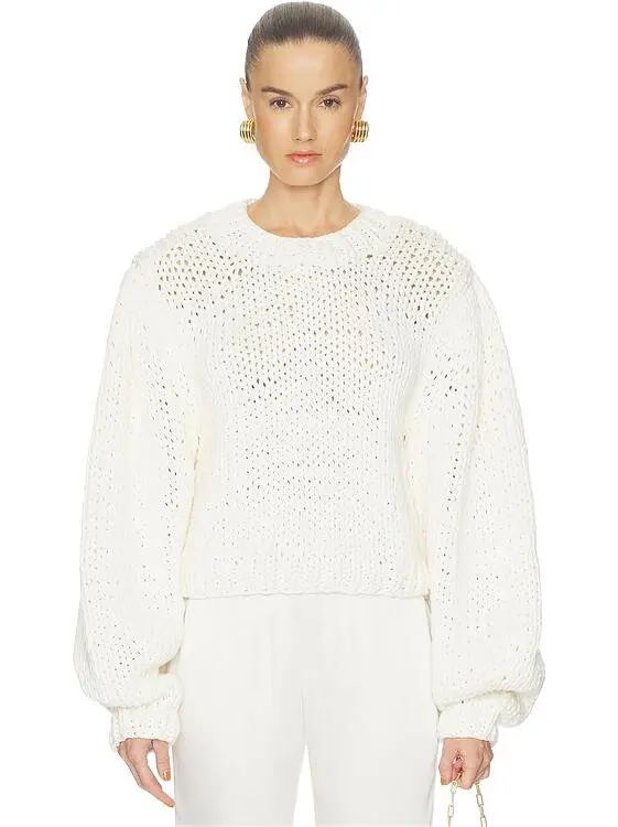 Cult Gaia Trina Pullover Sweater - Off White