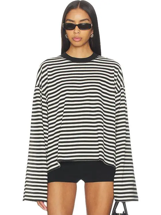 Lioness Bloom Long Sleeve - Onyx Stripe