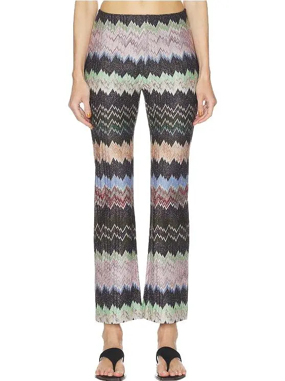Missoni Trousers - Multicolor With Black Base