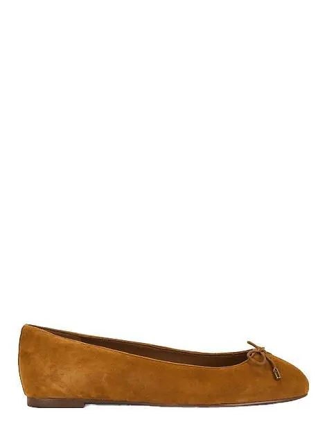 Madewell Hester Flat - Sand Dune Suede
