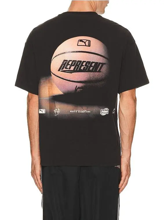 PUMA Represent Short Sleeve Tee - Black