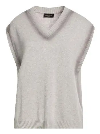 ROBERTO COLLINA Sleeveless Merino Wool And Cashmere-blend Sweater - Grey