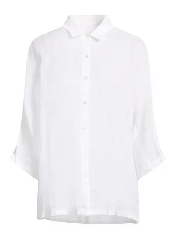 120% Lino Linen Shirt - White