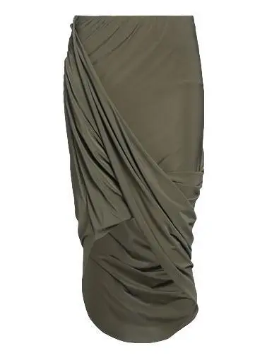 8PM Asymmetric Midi Skirt - Green