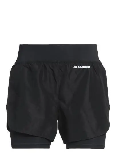 JIL SANDER Athletic Shell Shorts - Black