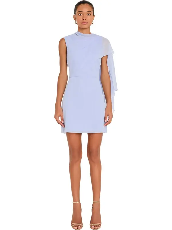 Amanda Uprichard Marilla Fitted Mini Dress - Arctic