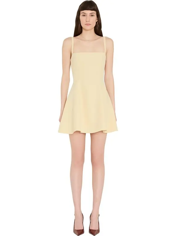 Amanda Uprichard Anna Mini Dress - Cornsilk