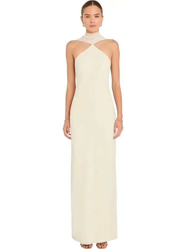 Amanda Uprichard Ashton Maxi Dress - Endive