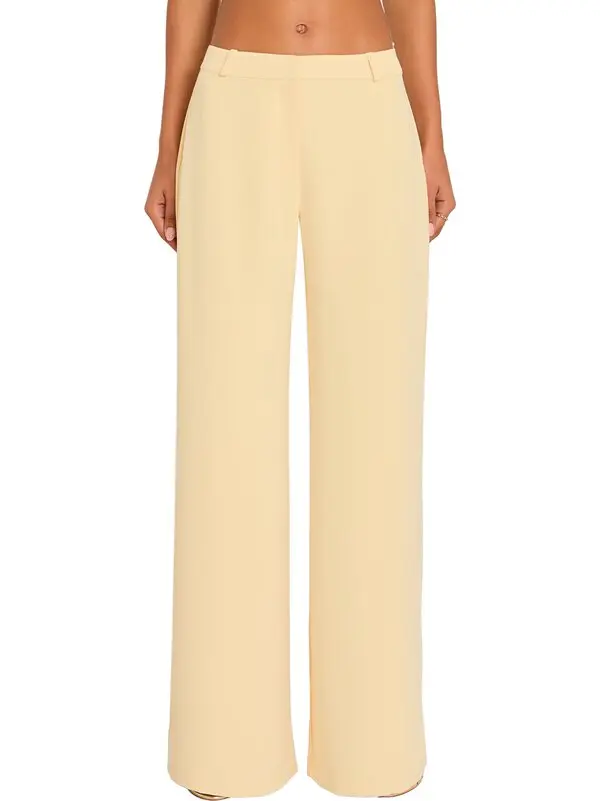 Amanda Uprichard Hathaway Pants - Cornsilk