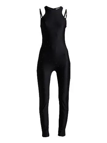 Versace Jumpsuit In Polyester And Elastane - Black