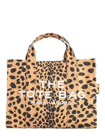 Marc Jacobs Leopard Print Canvas Shopper Bag - Black