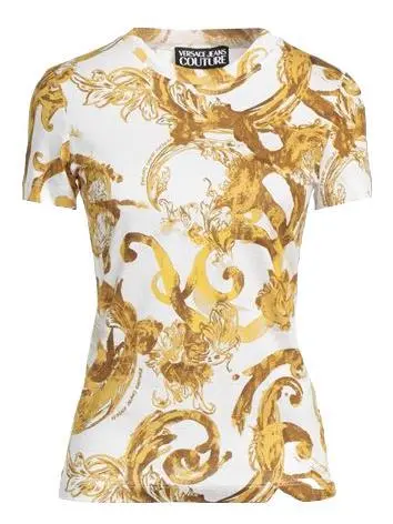 Versace Printed Cotton T-shirt - White