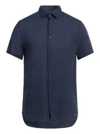 Armani Exchange Shirt Size Cotton, Modal - Navy