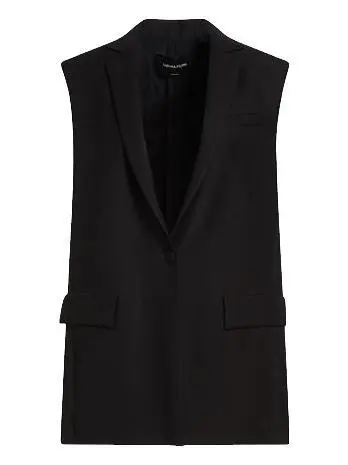 Fabiana Filippi Single-breasted Linen-viscose Blazer - Black