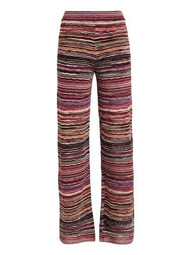 Missoni Pants Size Viscose, Metal Fiber, Elastane, Polyamide - Chocolate Brown