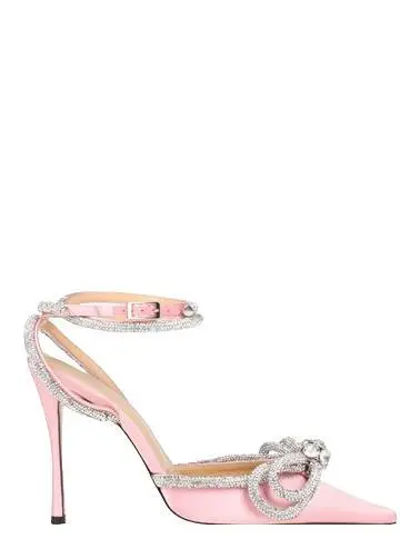 Mach & Mach Pumps With Bow Detailing - Pink