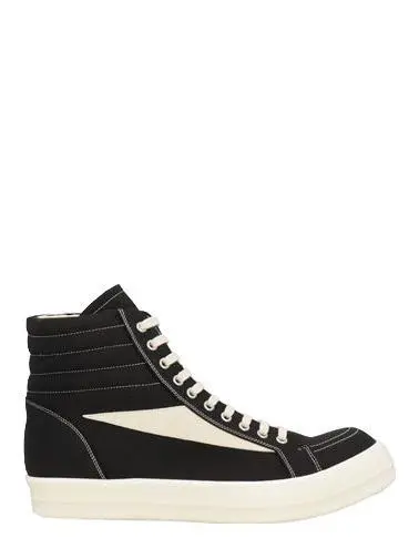 Rick Owens High-top Woven Sneakers - Black
