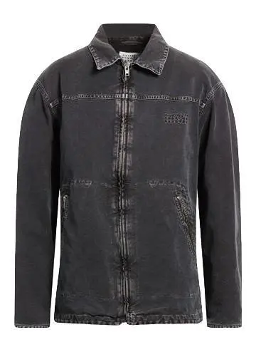 MAISON MARGIELA Cotton Canvas Jacket - Black