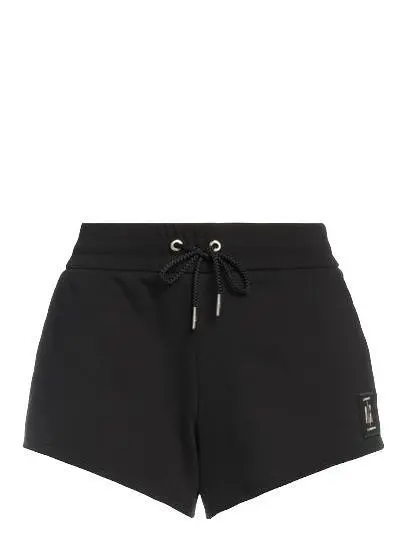 Armani Exchange Cotton-elastane Blend Shorts - Black