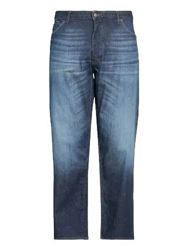 Emporio Armani Tapered High-waisted Jeans - Blue