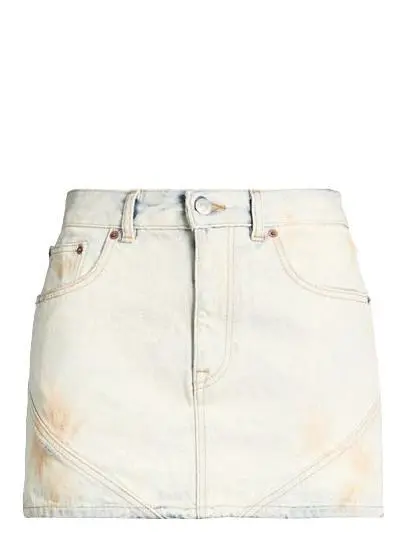 MAISON MARGIELA Denim Flared Skirt - Blue