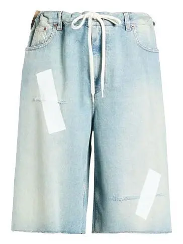 MAISON MARGIELA Distressed Denim Shorts - Blue