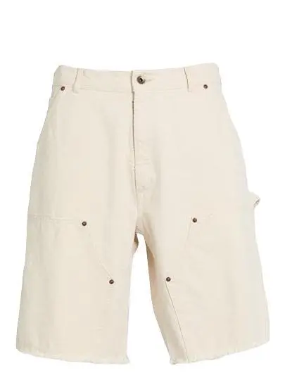 MAISON MARGIELA Cotton Canvas Shorts - White