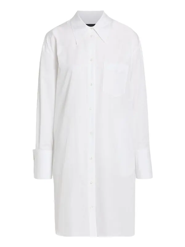 Simone Rocha Oversized Cotton-poplin Shirt - White