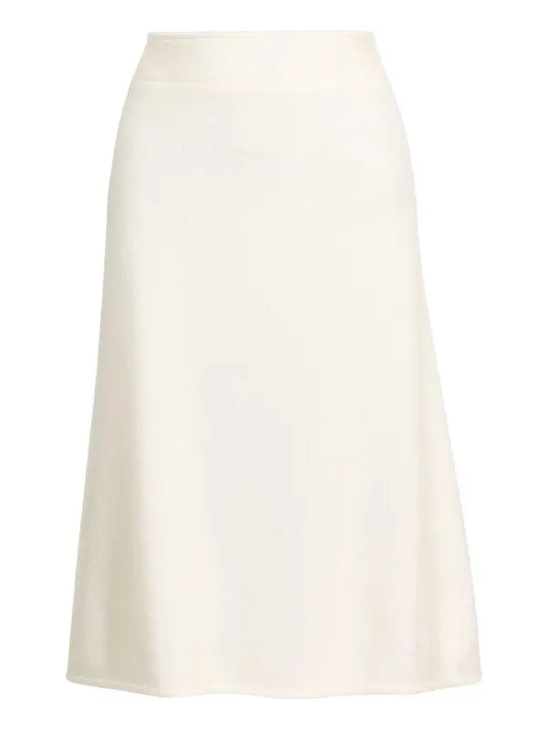 JIL SANDER Crepe Skirt - Off-white